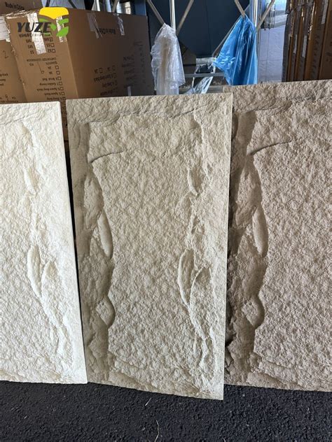 D Faux Stone Veneer Pu Outdoor Wall Panel Insulated Panels China Pu