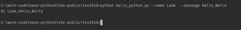 Python命令行传递参数的两种方式！python 如何在命令行中传入参数 Csdn博客