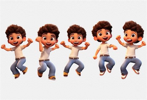 Premium Psd Dancing Boy