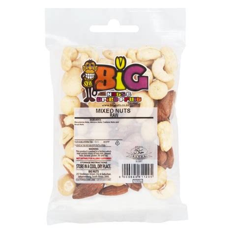 Big Nuts Raw Mixed Nuts 100g Pnp
