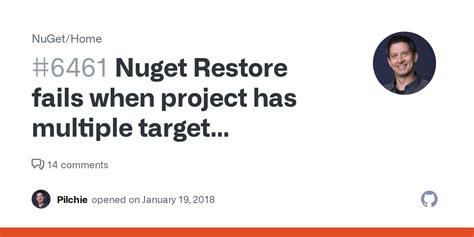 Nuget Restore Fails When Project Has Multiple Target Frameworks And