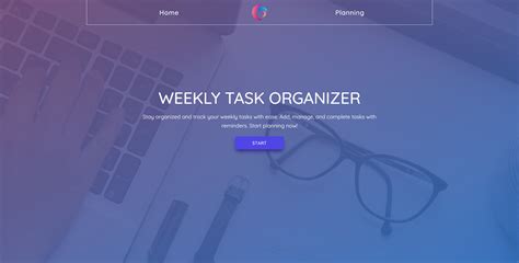 Github Redouaneajgagal Weekly Task Organizer 7 Day Planner Aimed To Track Your Week By