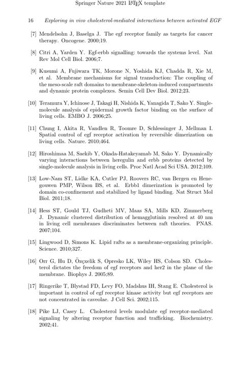 Springer Nature Vancouver Reference Style Template Springer Nature