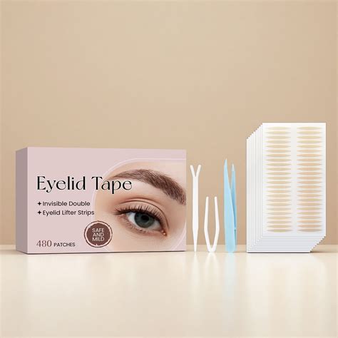 480 Pieces Double Eyelid Patch Instant Eyelid Lifting For Uneven