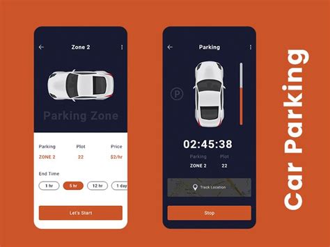 Car Parking Mobile App Design