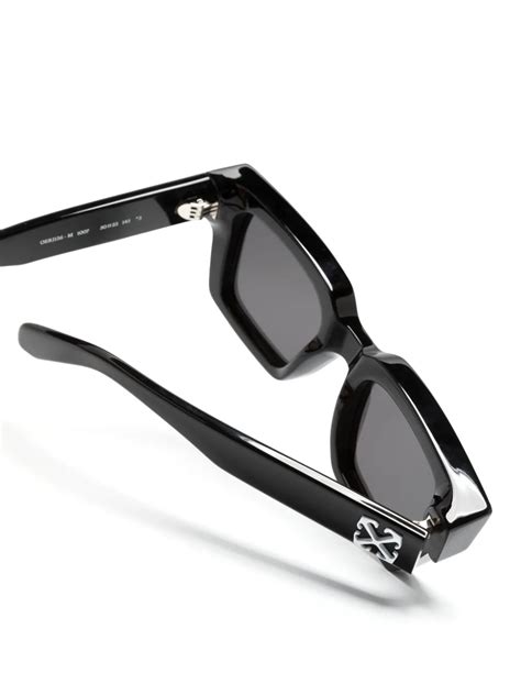 Off White Eyewear Virgil Square Frame Sunglasses Black Farfetch Uk