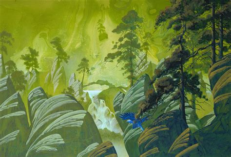 🔥 Free Download Wallpaper Art Roger Dean Fantasy Rocks Trees Pine Bird