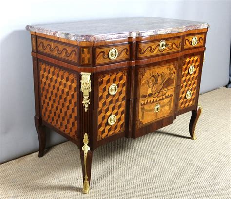 Proantic Commode Transition En Marqueterie