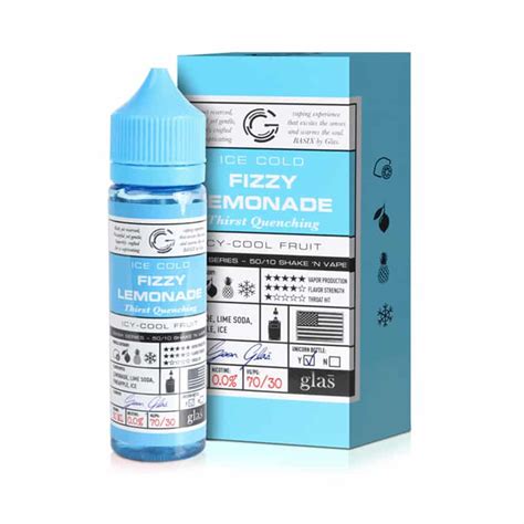 Fizzy Lemonade 50ml Short Fill By Glas Basix E Liquids Uk