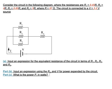 Solved Consider The Circuit In The Following Diagram Where Chegg Com