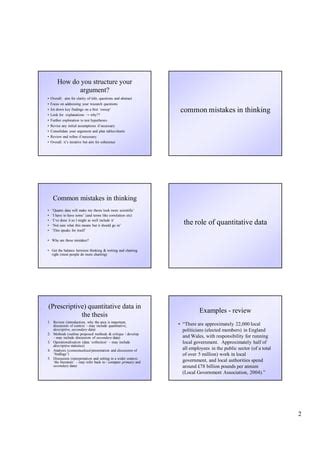Quantitative 20 Methods 20present 20your 20argument PDF