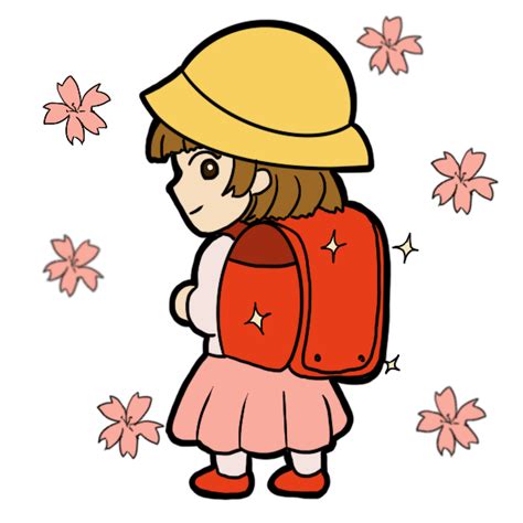 入学式｜フリーのイラスト素材「もってけ画廊」