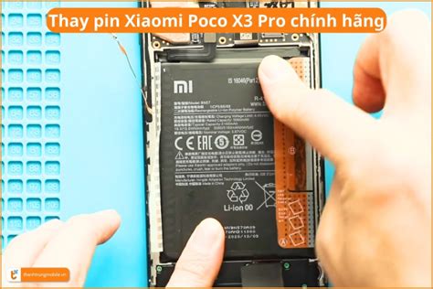 Thay pin Xiaomi Poco X Pro X NFC chính hãng lấy ngay HCM