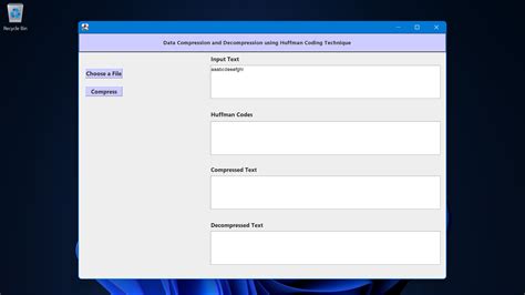 Github Sushnag22data Compressor Data Compression And Decompression Using Huffman Coding