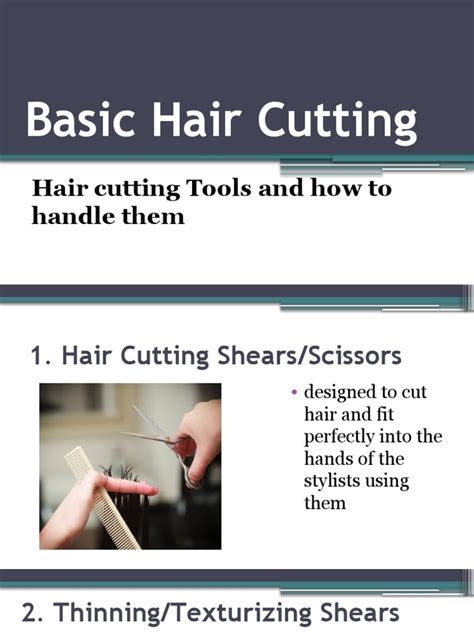 Tle 9 And 10 Basic Hair Cutting Tools Pdf Human Hair Hairdressing