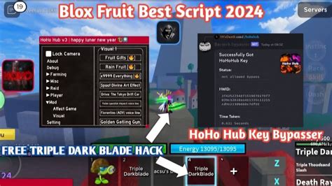 Roblox Hack Blox Fruit Hoho Hub Script Key Bypasser Full Tutorial Best Script Hoho Hub