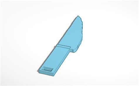 3d Design Himiko Toga Knife Tinkercad