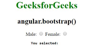 AngularJS angular bootstrap 函数 码农参考