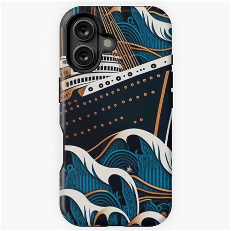 Art Deco Titanic Ship Titanic Wood Carving Style Titanic Painting