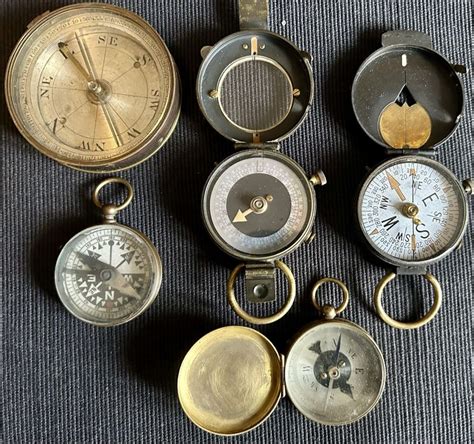 Fünf Antike Kompasse Kaufen Auf Ricardo