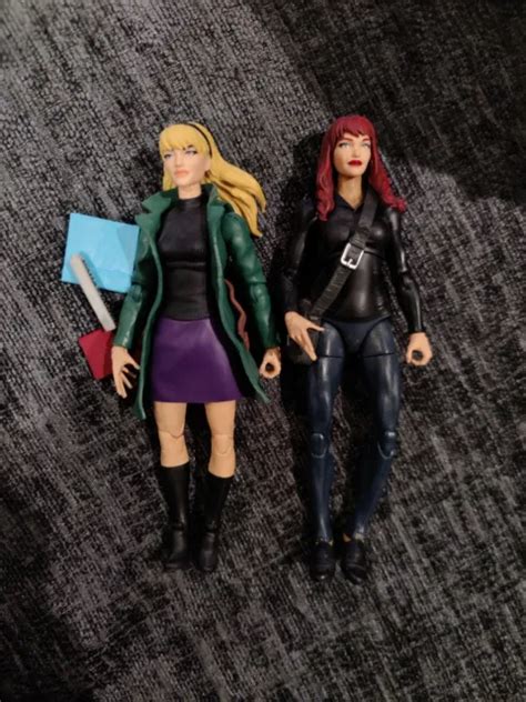 Marvel Legends Gwen Stacy Mj Bundle Spider Man Retro Wave 1 £5000