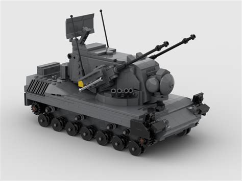 Lego Moc Gepard 1a2 By Lucaloveutah Rebrickable Build With Lego