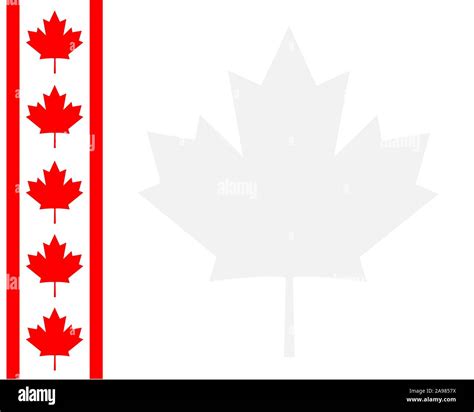 Canadian Maple Leaf Border