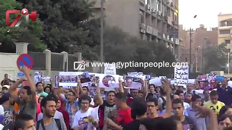 إشتباكات بين المتظاهرين وقوات الأمن فى مسيرة الإتحادية Youtube