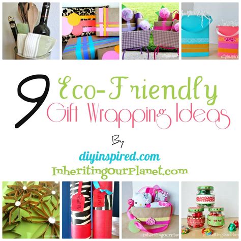 Eco Friendly Gift Wrapping Ideas DIY Inspired