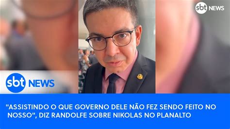 Assistindo o que governo dele não fez sendo feito no nosso diz