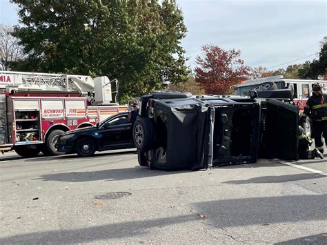 Car Flips In 3 Vehicle Crash Near Ap Hill Statue In Richmond Wric