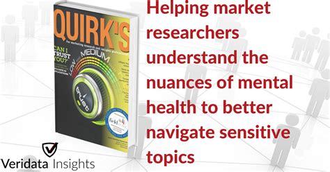 Veridata Research Published In Quirks Improving Access To Mental Health Veridata Insights