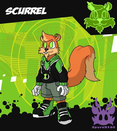 Ben10 Crossover Alien Scurrel By Spyro2108 On Deviantart