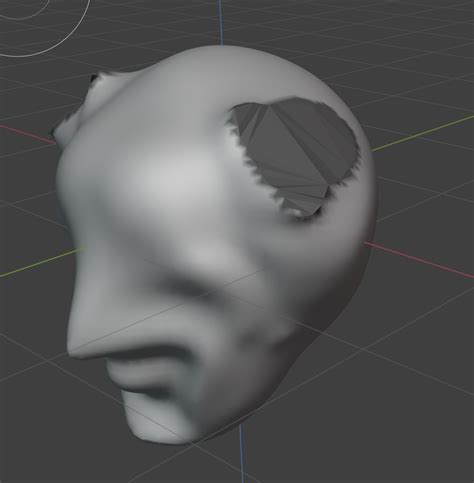 Erase Part Of Object In Sculpt Mode Blender Stack Exchange