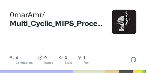 GitHub 0marAmr Multi Cyclic MIPS Processor