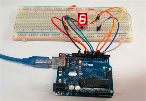 Learn Coding With Arduino Ide One Digit 7 Segment Led Display