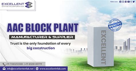 Manufacturer Of Aac Block Plant In Kerala Excellent En Fab