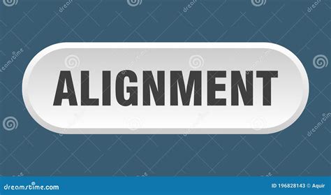 Alignment Button Alignment Sign Key Push Button Vector Illustration Cartoondealer