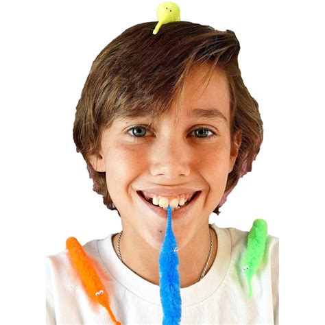 Ja Ru Fuzzy Worms On Strings On A String Magic Worms Fidget Toy Wiggly