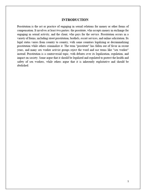 Sociology 3 Pdf Sex Work Prostitution