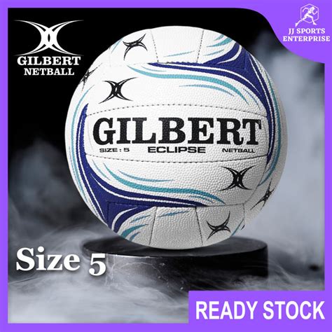 Gilbert Netball Size 5 Gilbert Eclipse Match Netball Bola Jaring