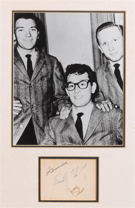 Bonhams Buddy Holly And The Crickets An Autograph Book Page Signed