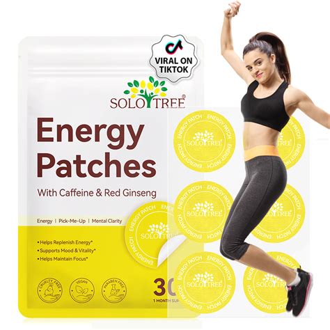 Solotree Clear Booster Energy Patch Biodegradable Vitamin B12 Energy