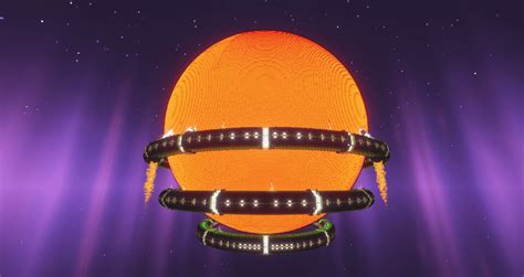 Sun With Dyson Ring In End One Part Of Our Megabuild Details In