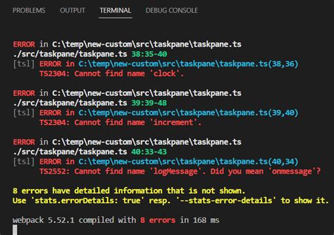 Lack Of Or Unclear Or Out Of Date Debugging Instructions In `yo Office