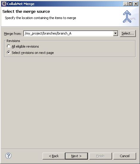 Svn Absent Revision During A Merge With The Eclipse Collabnet Merge Client Stack Overflow
