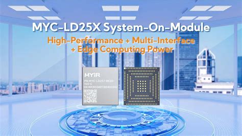 Myc Ld25x Stm32mp2 Based Som Targeting Industrial Use Youtube