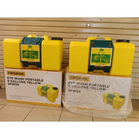 Jual Jual Emergency Eyewash Krisbow 10079962 Portabel 9 Galon Original