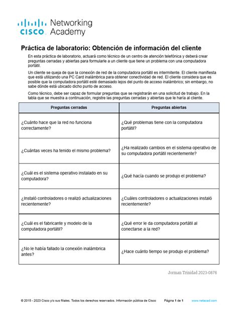 4 1 2 5 lab gather information from the customer pdf ordenador