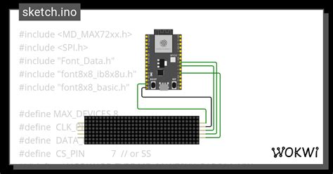 Clocktestfont Wokwi Esp32 Stm32 Arduino Simulator